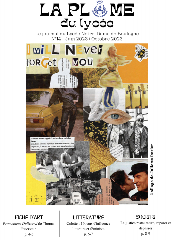 Journal des lycéens, le Numéro 14 est sorti ! - Lycée Notre-Dame-de ...
